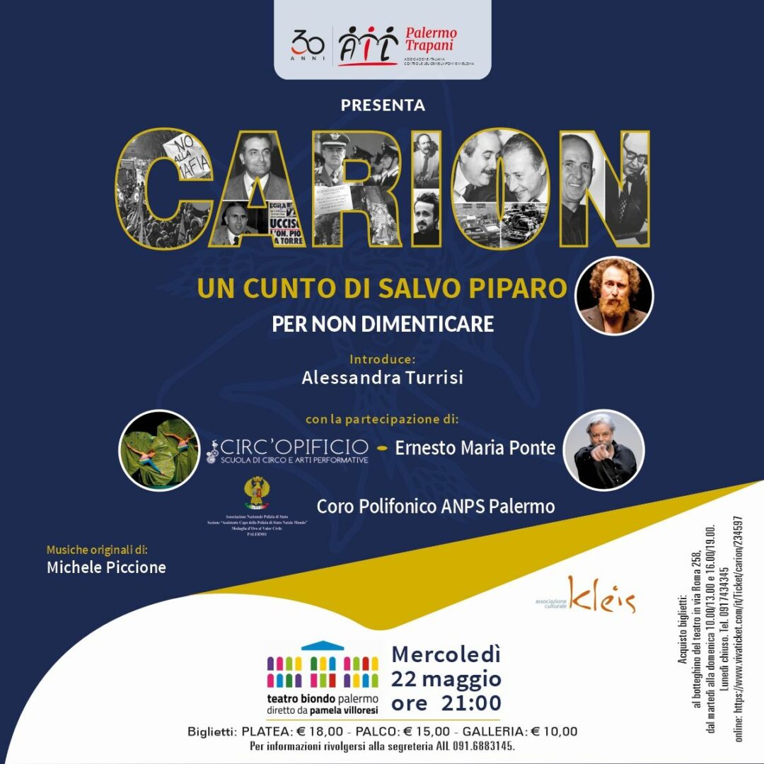 AIL Palermo-Trapani festeggia 30 anni con spettacolo al Teatro Biondo ...