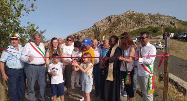 Panchina gigante sul monte Kalfa - Messina Oggi