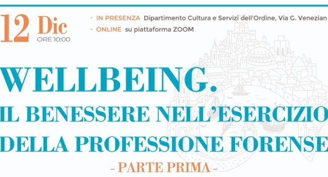 Messina, al via oggi il convegno sul benessere nella professione forense - Messina Oggi